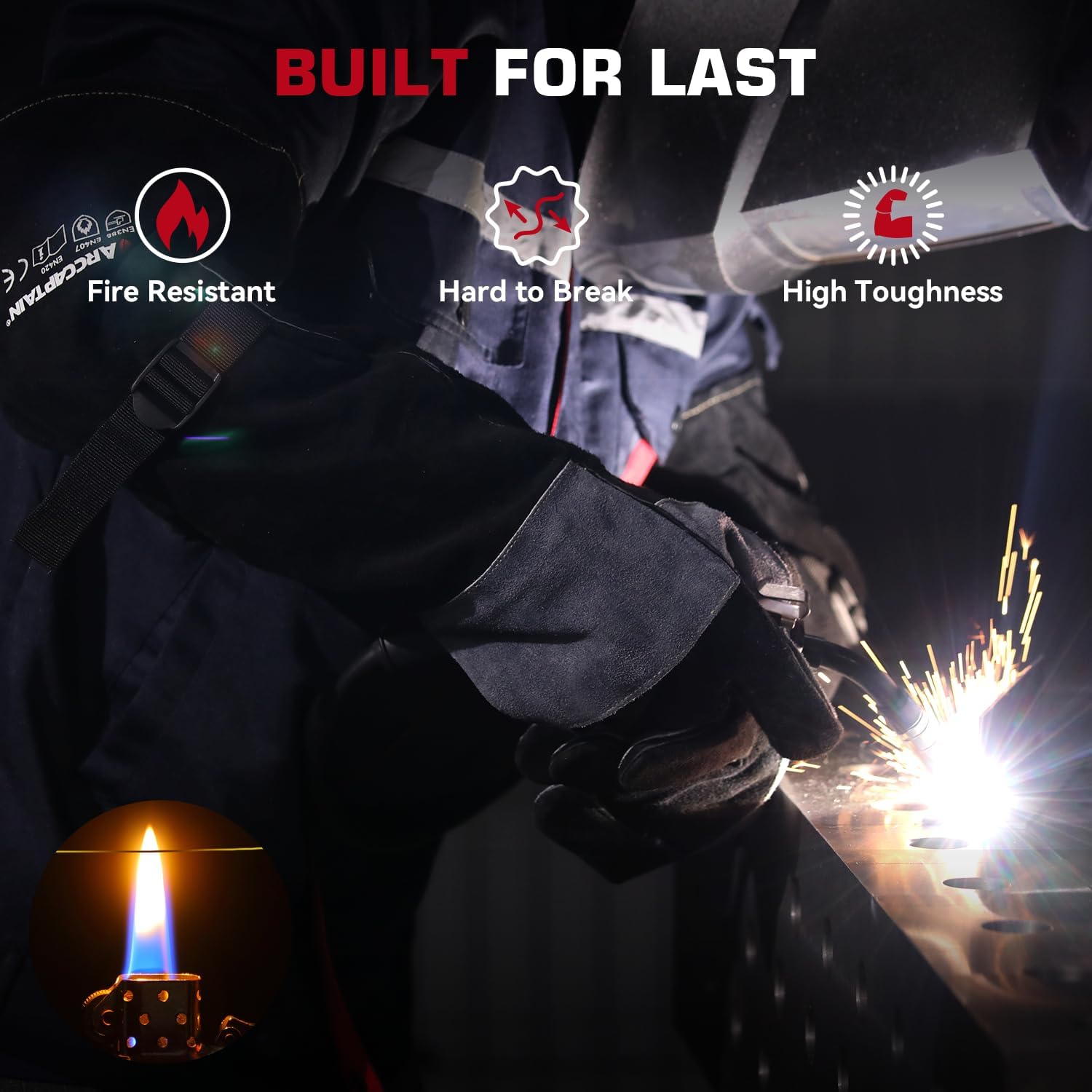 ARCCAPTAIN Leather Forge Welding Gloves Review - Welding Apprentice Gear