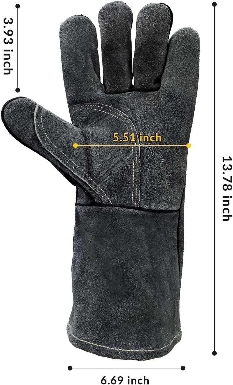 GUOZHI Leather Forge MIG Welding Gloves Review - Welding Apprentice Gear